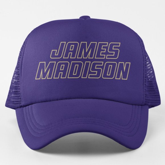 Accessories | New James Madison Dukes Wordmark Outline Foam Trucker ...